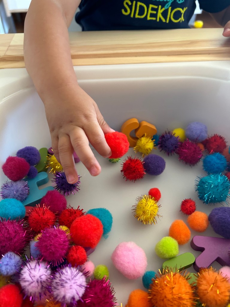 Alphabet Sensory Bin – Toddlers Grow